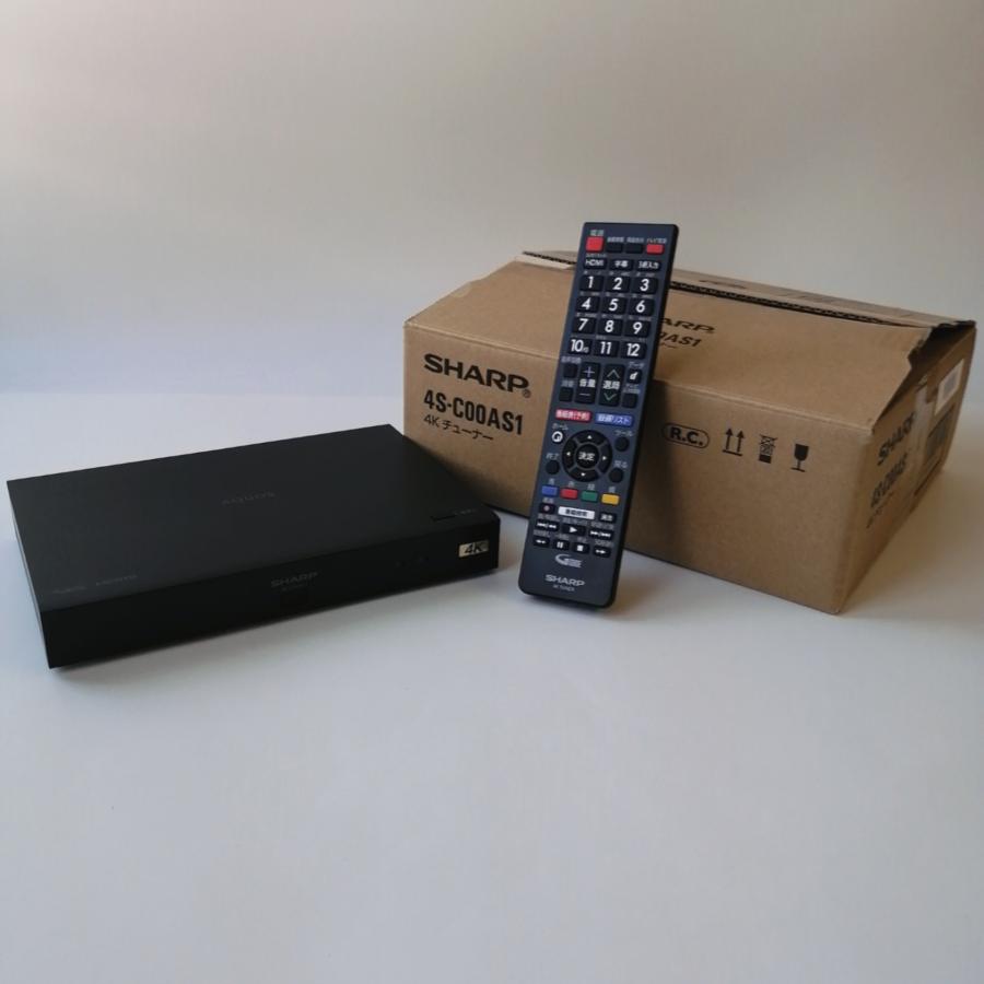 SHARP 4Kチューナー 4S-C00AS1 シャープ 新4K衛星放送対応 220×146×34mmUSED品 : アンシャイ - 通販 - Yahoo!ショッピング