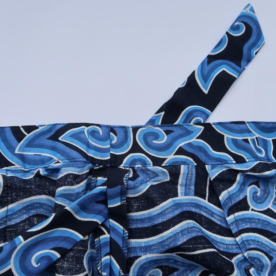 バティック 巻スカート メガムンドゥン 雲柄 ブルー コットン アジアン民族衣装 サロン ジャワ更紗【メール便OK】YSA-170407 ...