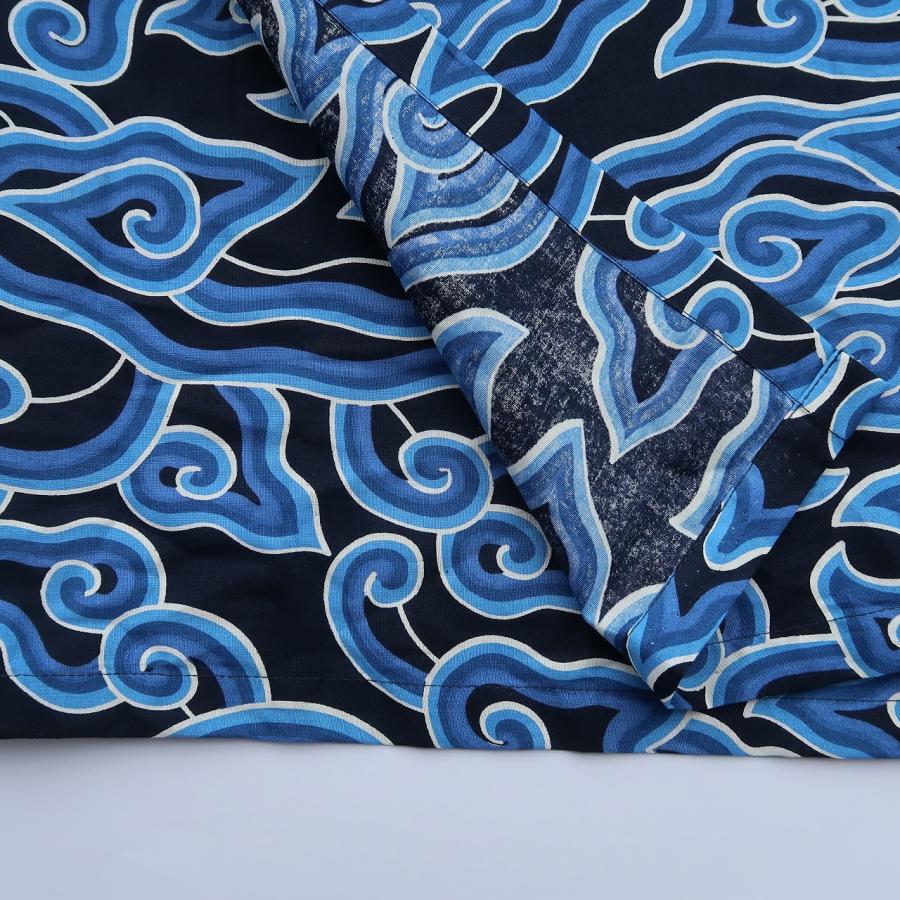 バティック 巻スカート メガムンドゥン 雲柄 ブルー コットン アジアン民族衣装 サロン ジャワ更紗【メール便OK】YSA-170407 ...