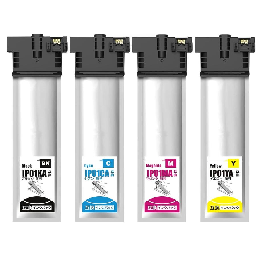 エプソン IP01 4色組 IP01KA IP01CA IP01MA IP01YA 顔料 互換インクカートリッジ EPSON PX-M884F PX-M885F PX-S884 PX-S885 ...
