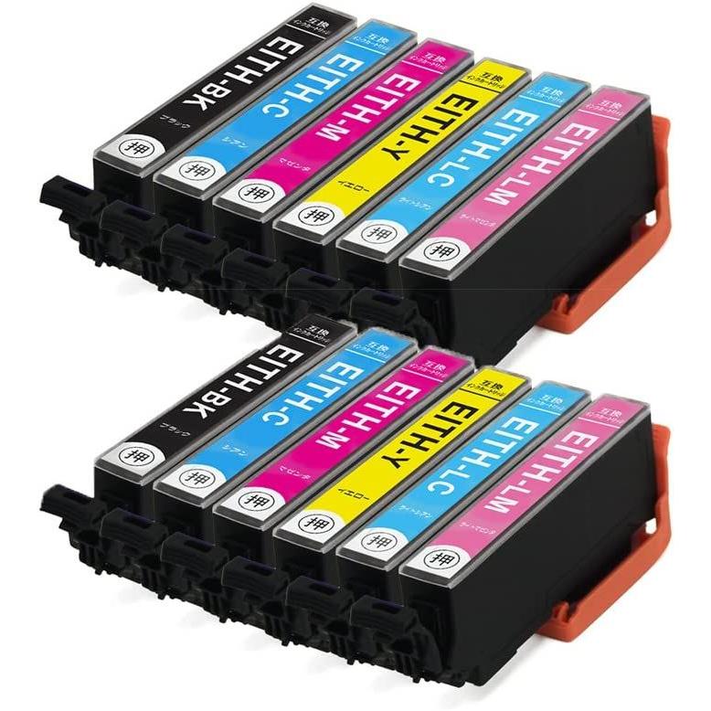 ITH-6CL 互換インク イチョウ 6色組×2セット エプソン EPSON ITH-BK ITH-C ITH-M ITH-Y ITH-LC ITH-LM EP-811AB EP-811AW ...