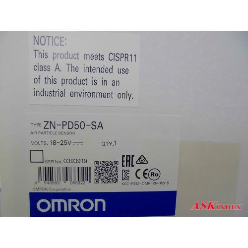 ※送料無料【管理番号N80499】オムロン エアパーティクルセンサ ZN-PD50-SA (未開封) : アスカインデックス ヤフー店 - 通販 - Yahoo!ショッピング