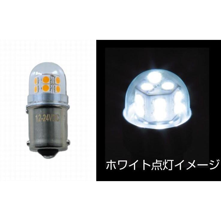 ジェットイノウエ LEDバルブ LC-02 ハイパワーNEOplus ホワイト（白） BA15S 12W球タイプ 12V/24V共用 ...