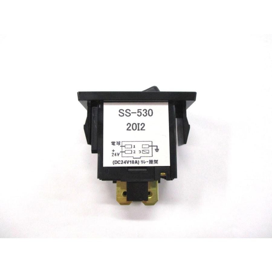 シーソースイッチ ON-OFF 日野 4t〜大型車用 純正メクラ蓋に！ SS-530 : ss-530-20i2 : トラック用品のアスラン - 通販 - Yahoo!ショッピング