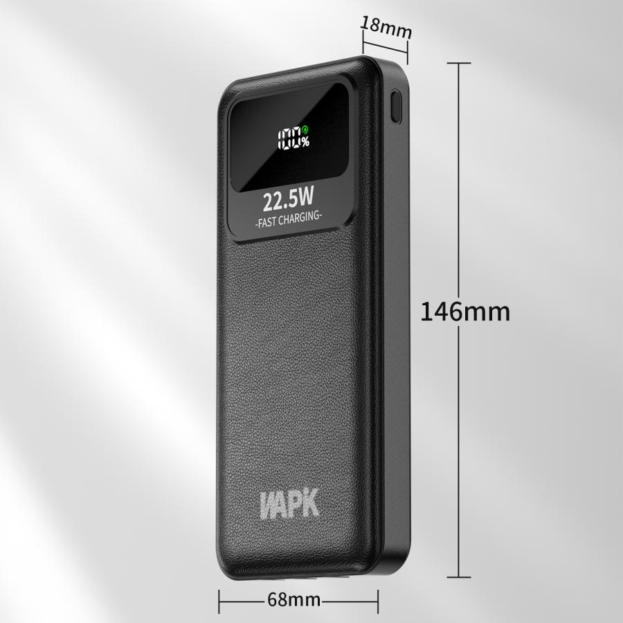 モバイルバッテリー スマホ充電器 大容量 防災電源 20000mAh 小型 急速充電器 PSE認証済 残量表示 3台同時充電 携帯充電器 iPhone/iPad/Android対応 送料無料 ...