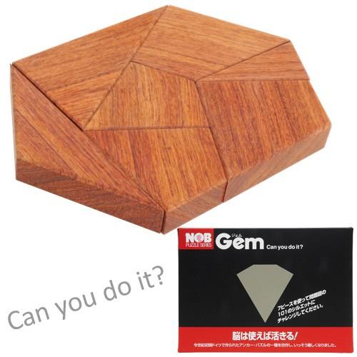 NOB PUZZLE Gem ジェム 銘木パズル 脳トレ プレゼント 銘木ノブパズル : 遊びDS - 通販 - Yahoo!ショッピング