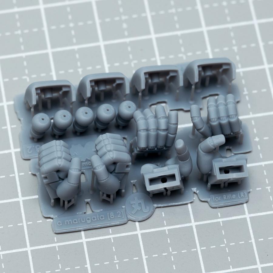 ASPハンド 丸型 8.2（甲幅8.2mmサイズ） / set α :marugata82:あすぱら模型 Yahoo!店 - 通販 - Yahoo!ショッピング