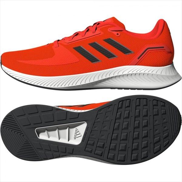adidas [adidas]アディダス カジュアルランニングシューズ CORERUNNER M (H04537) ソーラーレッド/カーボン ...