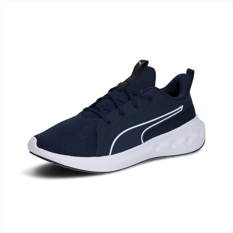 PUMA（プーマ） メンズランニングシューズ SOFTRIDE カーソン (310154)(02) クラブ ネイビー/プーマ ホワイト/プーマ ...