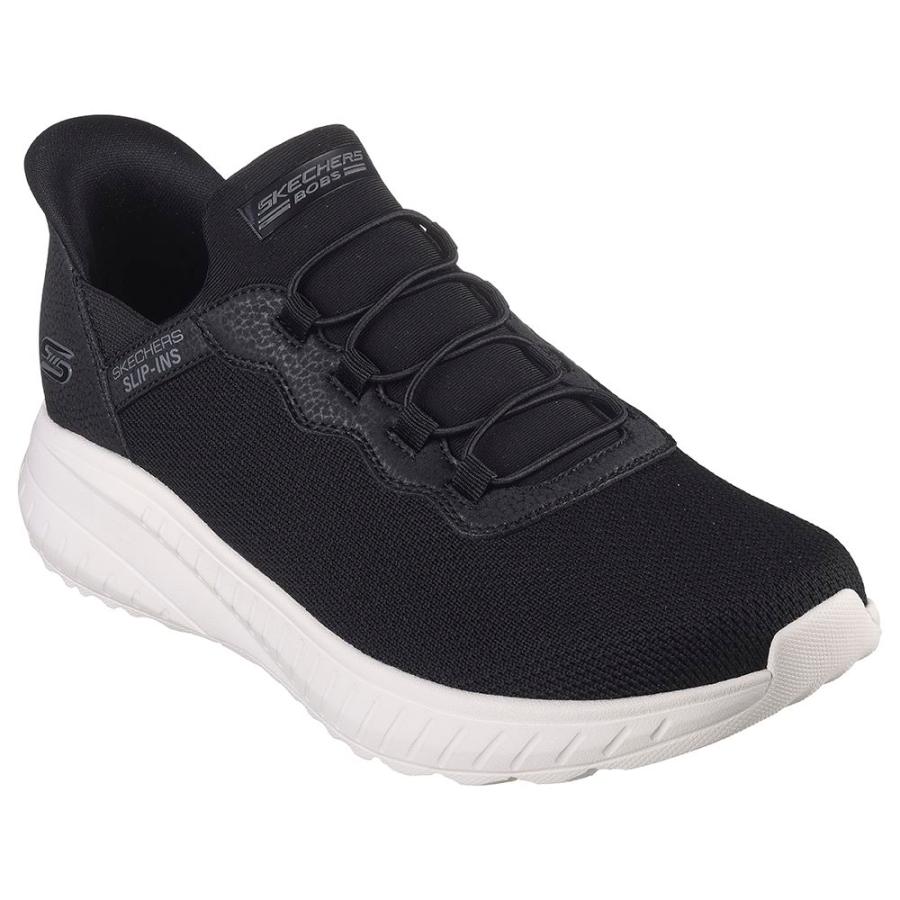 SKECHERS（スケッチャーズ） メンズカジュアルシューズ BOBS SQUAD CHAOS-DAILY HYPE (118300)(BLK ...