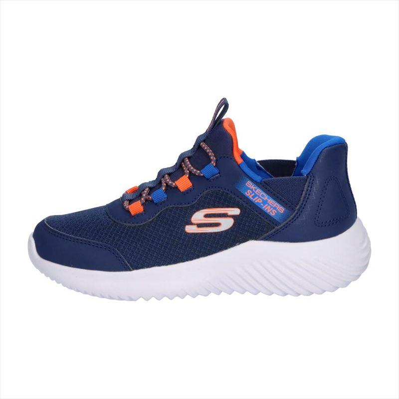 SKECHERS（スケッチャーズ） ジュニアスリップインズシューズ BOUNDER-BRISK-BURST (403822L)(NVBL ...