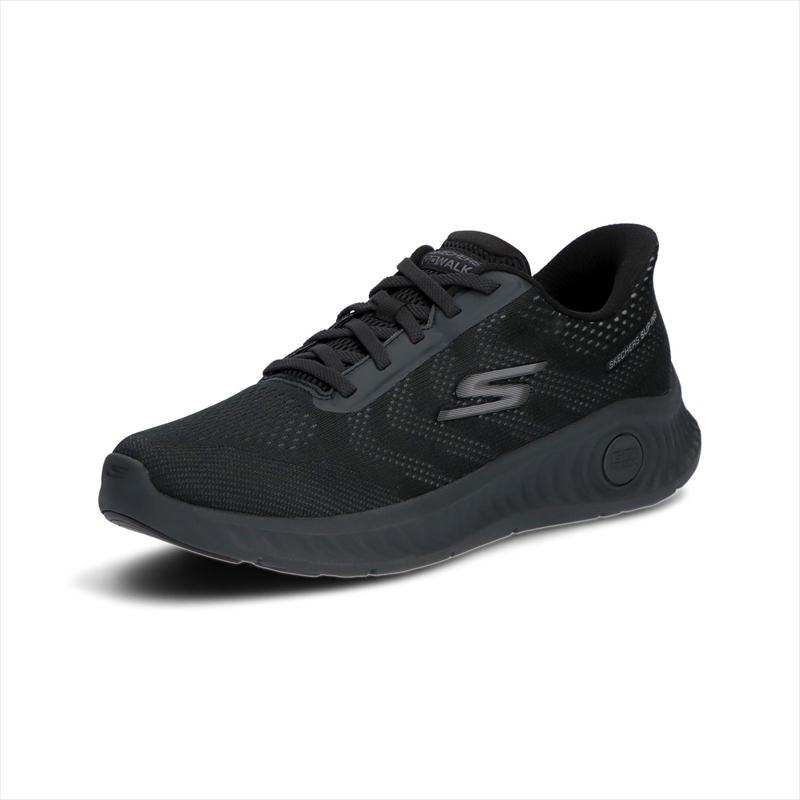 SKECHERS（スケッチャーズ） メンズスリップインズシューズ GO WALK NOW-PAYTON (216375)(BBK) ブラック ...