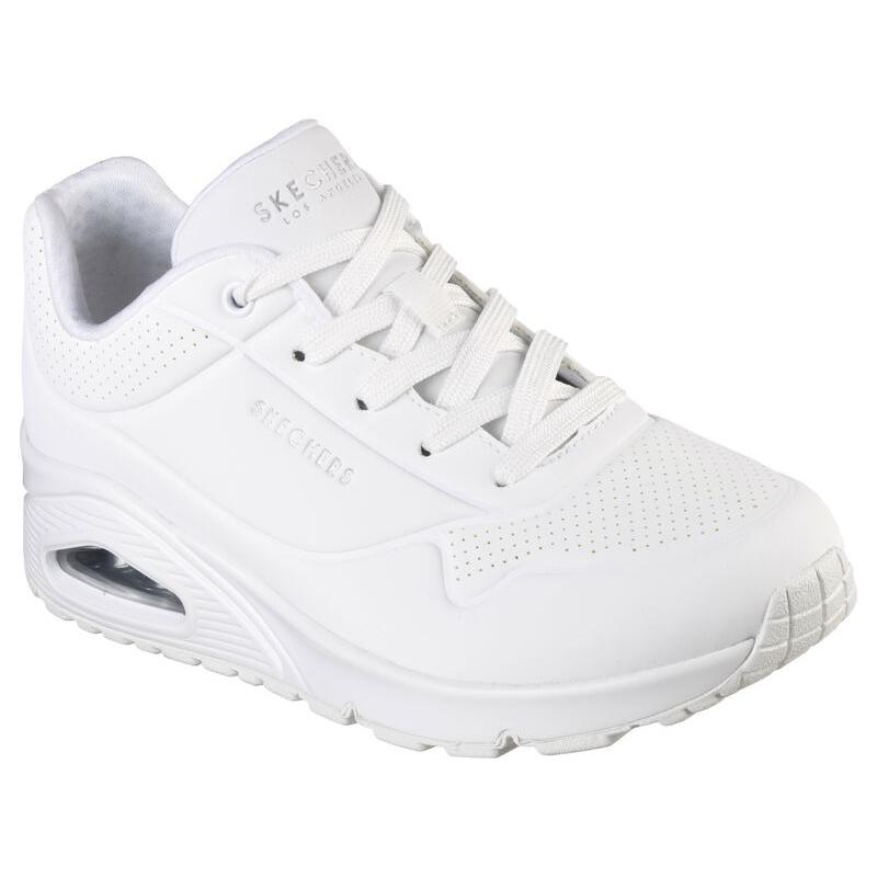 SKECHERS（スケッチャーズ） レディースカジュアルシューズ UNO - STAND ON AIR (73690)(W)ホワイト ...