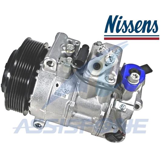 NISSENS製 ベンツ CLKクラス W209 C209 A209 / SLKクラス R171 エアコンコンプレッサー ACコンプレッサー ...