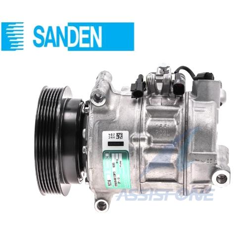 SANDEN製 LAND ROVER ランドローバー フリーランダー2 3.2L エアコンコンプレッサー LR005341 LR006991 ...