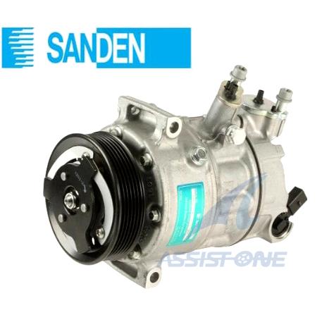 SANDEN製 VW シロッコ 13 / シャラン 7N ティグアン 5N トゥーラン 1T エアコンコンプレッサー 5K0820803K ...