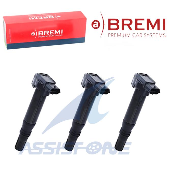 BREMI製 プジョー シトロエン イグニッションコイル 3本 208 2008 II / C3 C4 / DSオートモビル DS3 点火コイル 9671214580 : 9671214580 ...