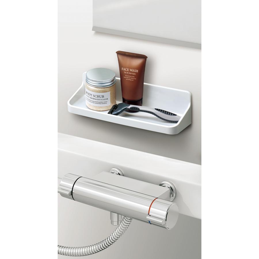 ラックスMG シェルフトレー マグネット 磁石 バスルーム お風呂 浴室 棚 かご カゴ シンプル ホワイト RAXE ラックスマグネット ASVEL アスベル 最も優遇