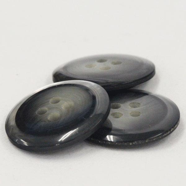 昔のボタン 15mm 1個入 グレー ポリエステルボタン ANT9102 昭和30年代からの専門店用の高級ボタン : assure アシュレ ...
