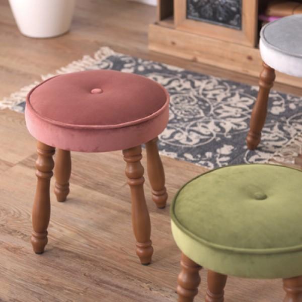 スツール 椅子 ビューグ ピンク おしゃれ 北欧 1人用 一人暮らし シンプル ベロア調 木製 高級感 BGL-250PK / 東谷 :BGL-250PK:ASTAS online shop ...