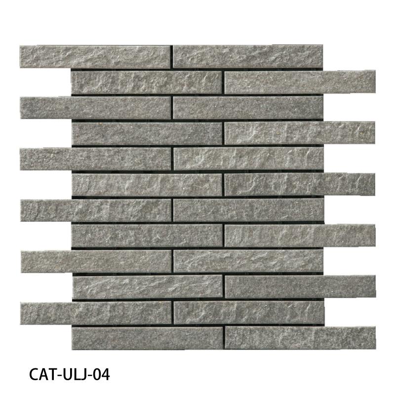 名古屋モザイク / カセドラルロック Cathedral Rock 147×22ボーダー裏面樹脂貼り(1/3レンガ貼り) 18シート入 CAT ...