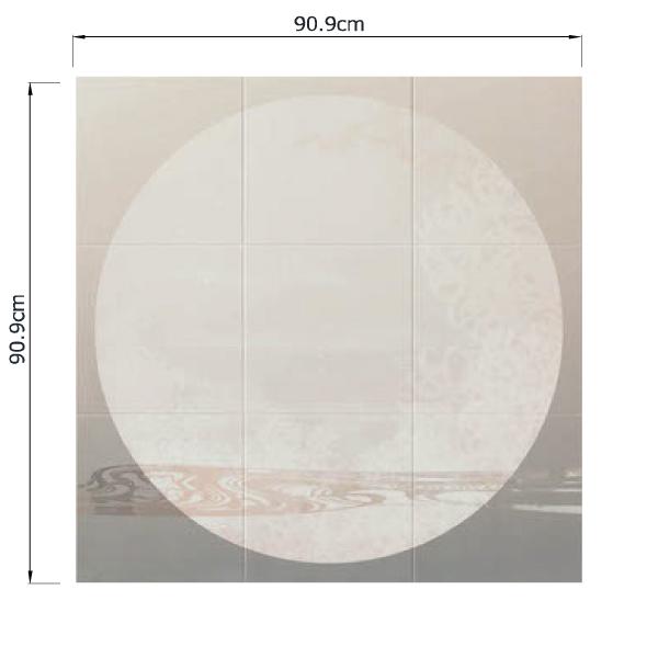 LIXIL INAX / エコカラットプラス 初心者 簡単DIY マグネット施工 エコカラットセルフ 909×909mm 9090セット ECSF-9090S/11 ECSF-9090M/11 ...