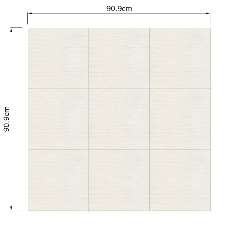 エコカラットプラス 初心者 簡単DIY マグネット施工 エコカラットセルフ 909×909mm シルクリーネ 9090セット ECSF-9090S/SLA1N / LIXIL INAX ...