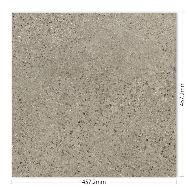 ビニル床タイル エグザストーン フロウモルタル 16枚入 457.2×457.2mm ES3523-45 / 川島織物セルコン : ASTAS ...