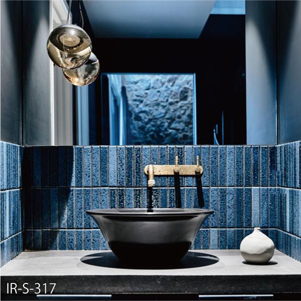 アートモザイクタイル(ケース) イリーデ Iriede 145×28ボーダー紙貼り(スダレ貼り) 18シート入 IR-S-317 / 名古屋モザイク :IR-S-317:ASTAS ...