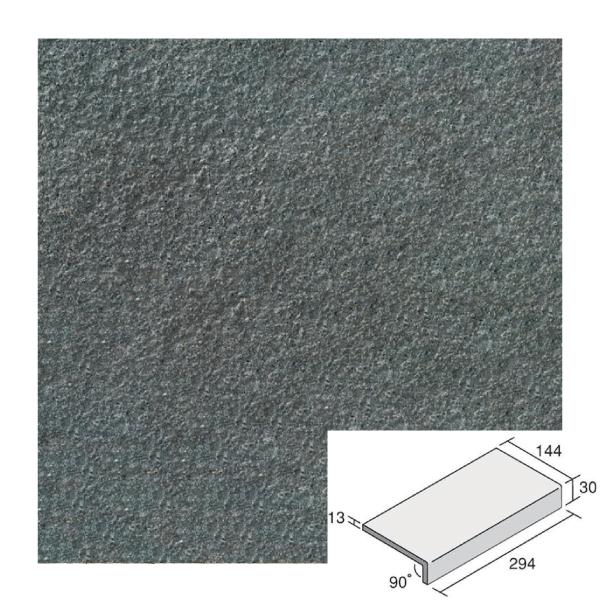 名古屋モザイク / ルクサスII Rukusasu II 300×150角タレ付階段岩面 12枚入 RKH-300KT-5 外装床タイル(ケース) : ASTAS online shop ...