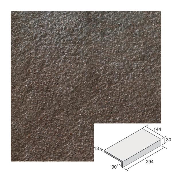 名古屋モザイク / ルクサスII Rukusasu II 300×150角タレ付階段岩面 12枚入 RKH-300KT-8 外装床タイル(ケース) : ASTAS online shop ...