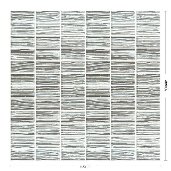 名古屋モザイク / ストリングスグラス Strings Glass 48×23角特殊面状裏ネット貼り 11シート入 TCT-R2050 アート ...