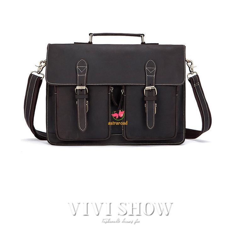 厚手本革 ショルダーバッグ メンズ 本革 メッセンジャーバッグ A4鞄 ビンテージ : bag-1617-848 : アストラロード - 通販 - Yahoo!ショッピング