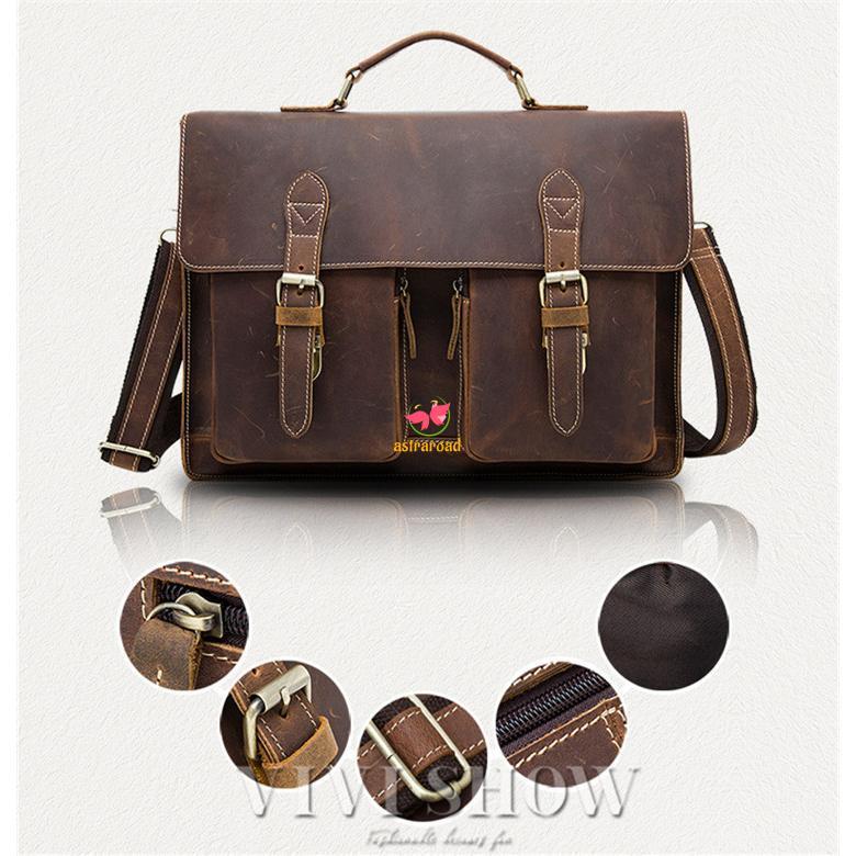 厚手本革 ショルダーバッグ メンズ 本革 メッセンジャーバッグ A4鞄 ビンテージ : bag-1617-848 : アストラロード - 通販 - Yahoo!ショッピング