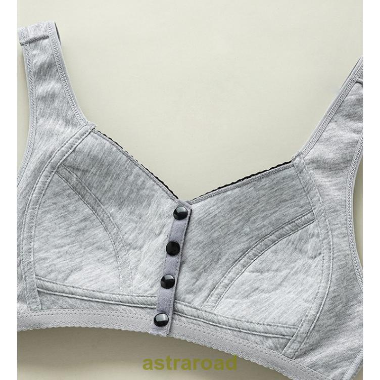 ノンワイヤーブラ ハーフトップブラ ブラジャー 単品 レディース 女性下着 インナー 前開き フロントボタン 大きいサイズ有 スナップボタン ...