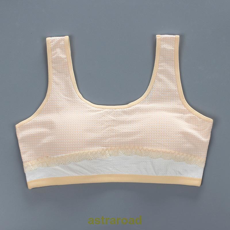 ノンワイヤーブラ ハーフトップブラ ブラジャー 下着 女性用 レディース ジュニア 婦人用 カップ付き スポーツブラ ナイトブラ チェック柄 ...