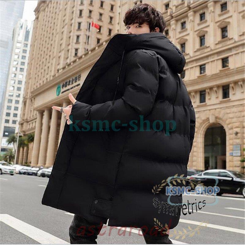 中綿ジャケット メンズ ロングコート ボリュームフード 中綿コート