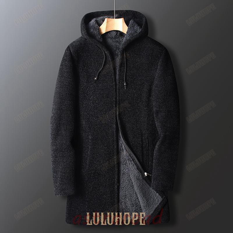 カーディガン メンズ あったか ロング丈 秋 前開き 防寒 パーカー