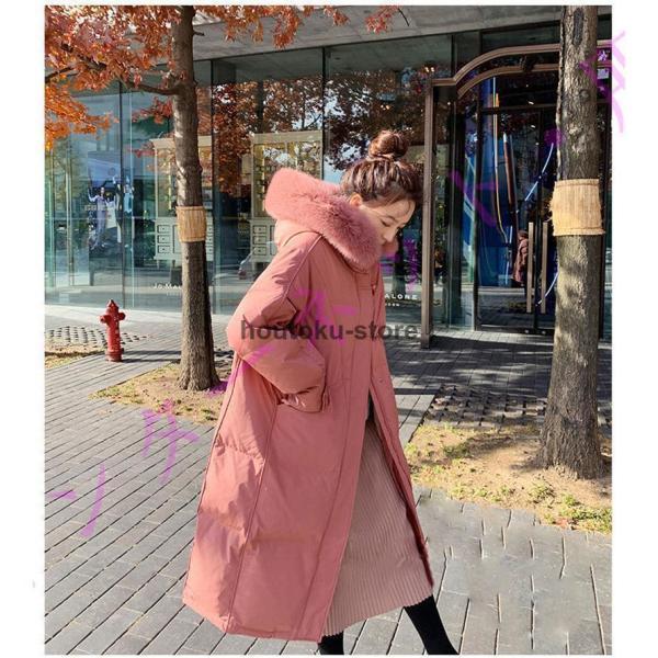 ダウンコート 超ロング レディース 91-95％ダウン 上品 ダウン