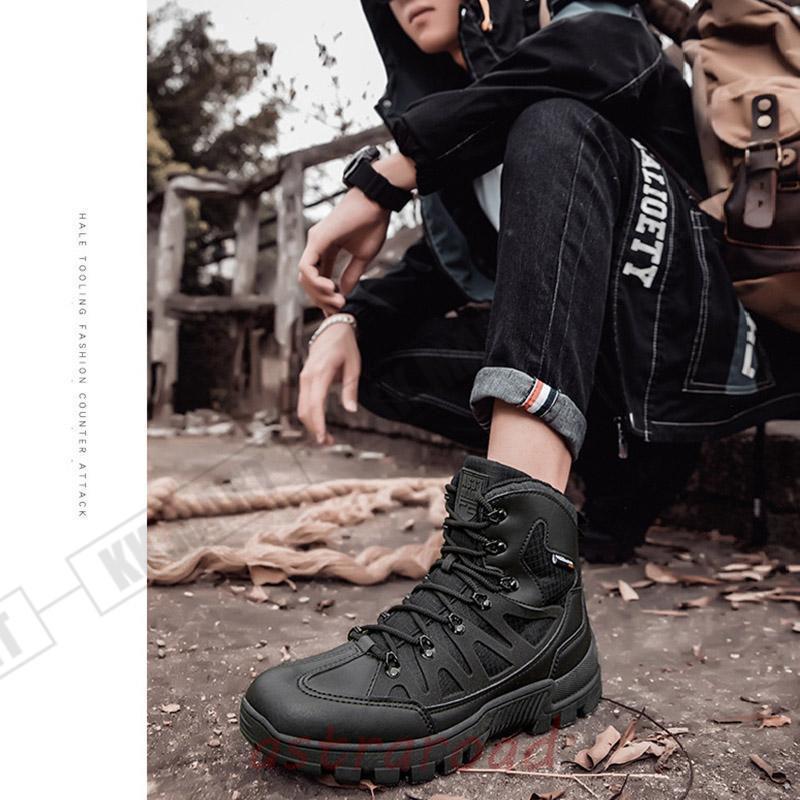 ミリタリーブーツ タクティカル 大きいサイズ ブーツ 軽量 ライダーブーツ 作業靴 シューズ 防滑 登山 釣り 歩きやすい アウトドア ライディングシューズ : xz-oc11-30 ...