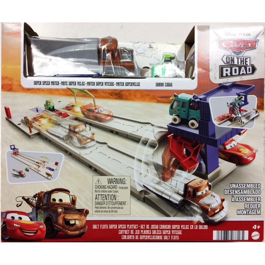MATTEL CARS ON THE ROAD【SALT FLATS SUPER SPEED PLAYSET】カーズ・プレイセット ...