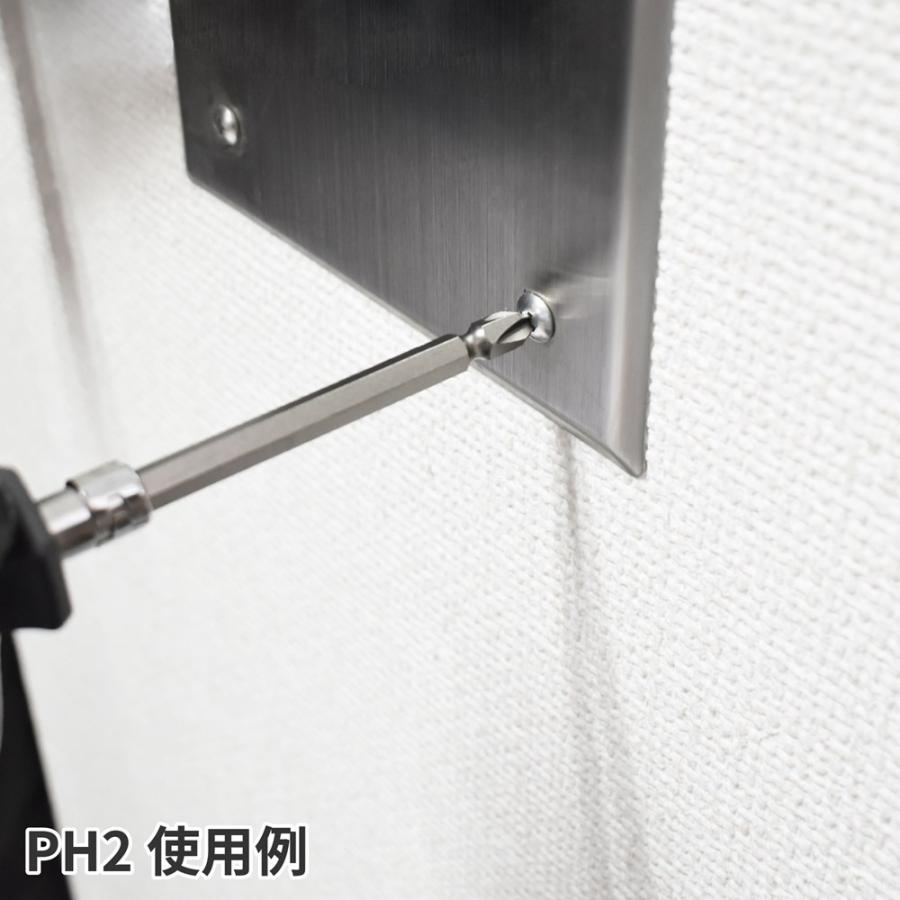 アストロプロダクツ AP 1/4HEX PH2×SL6 両頭ビット L110 ｜ ヘックス ヘックスビット 六角 六角ビット 整備 整備工具 メンテナンス ねじ回し 作業工具 修理 DIY ...