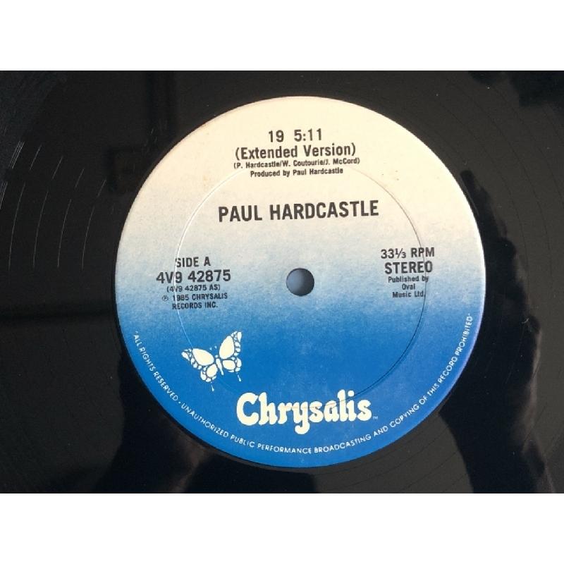 美盤 ポール・ハードキャッスル Paul Hardcastle 1985年 12インチEPレコード 19 ナインティーン 米国盤 Pop ...