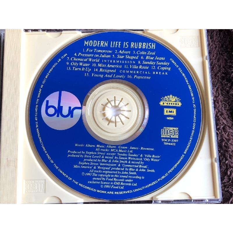 良盤 ブラー Blur 1993年 CD モダン・ライフ・イズ・ラビッシュ Modern Life Is Rubbish 国内盤 ...