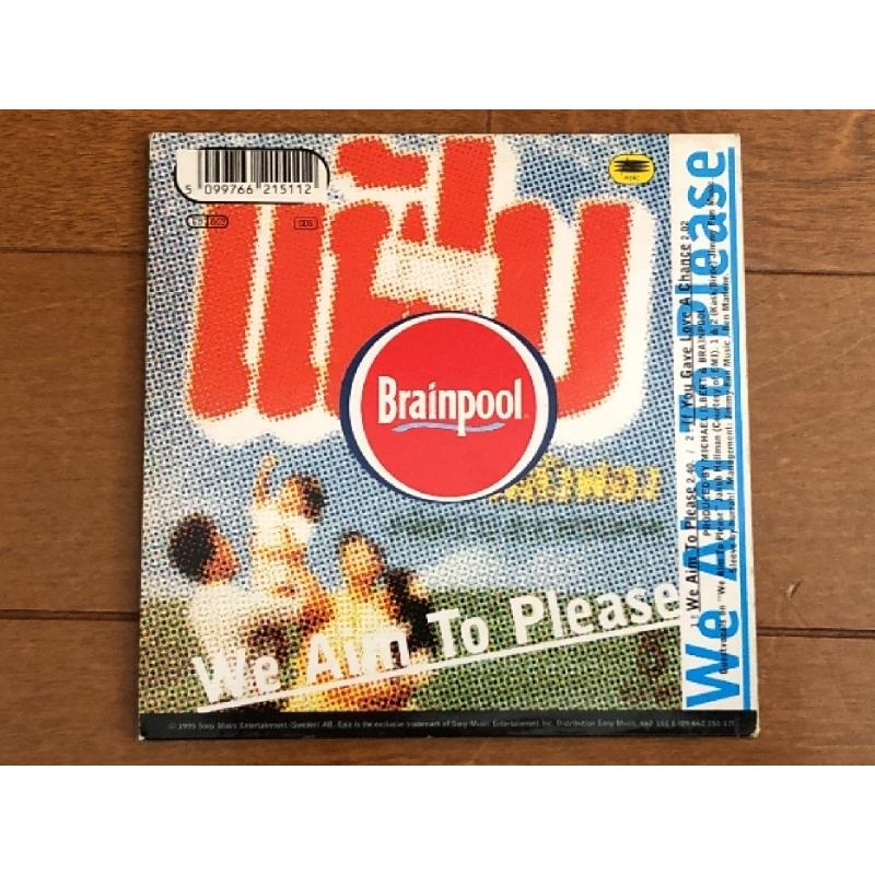美盤 激レア物 ブレインプール Brainpool 1995年 CD EP We Aim To Please プロモ盤 欧州盤 Pop ペラジャケ : a001531 : ASTROTUNES ...