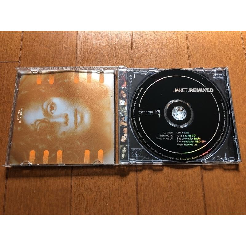 美盤 ジャネット・ジャクソン Janet Jackson 1995年 CD Janet.Remixed 英国盤 Pop ...