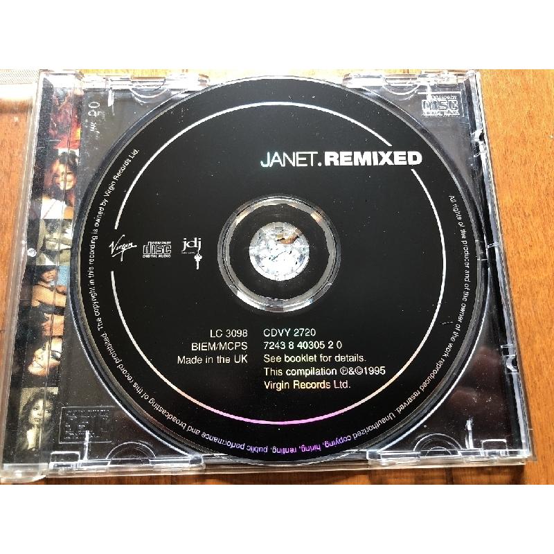 美盤 ジャネット・ジャクソン Janet Jackson 1995年 CD Janet.Remixed 英国盤 Pop ...