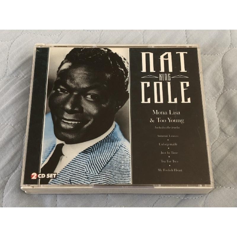 美盤 ナット・キング・コール Nat King Cole 1996年 2枚組CD モナ・リザ & トゥ・ヤング Mona Lisa Too Young 欧州盤 Jazz ...