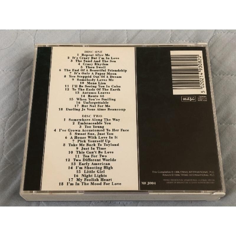 美盤 ナット・キング・コール Nat King Cole 1996年 2枚組CD モナ・リザ & トゥ・ヤング Mona Lisa Too Young 欧州盤 Jazz ...