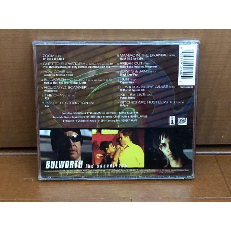 美盤 サントラ Original Soundtrack 1998年 CD ブルワース Bulworth 国内盤 Movie track ...